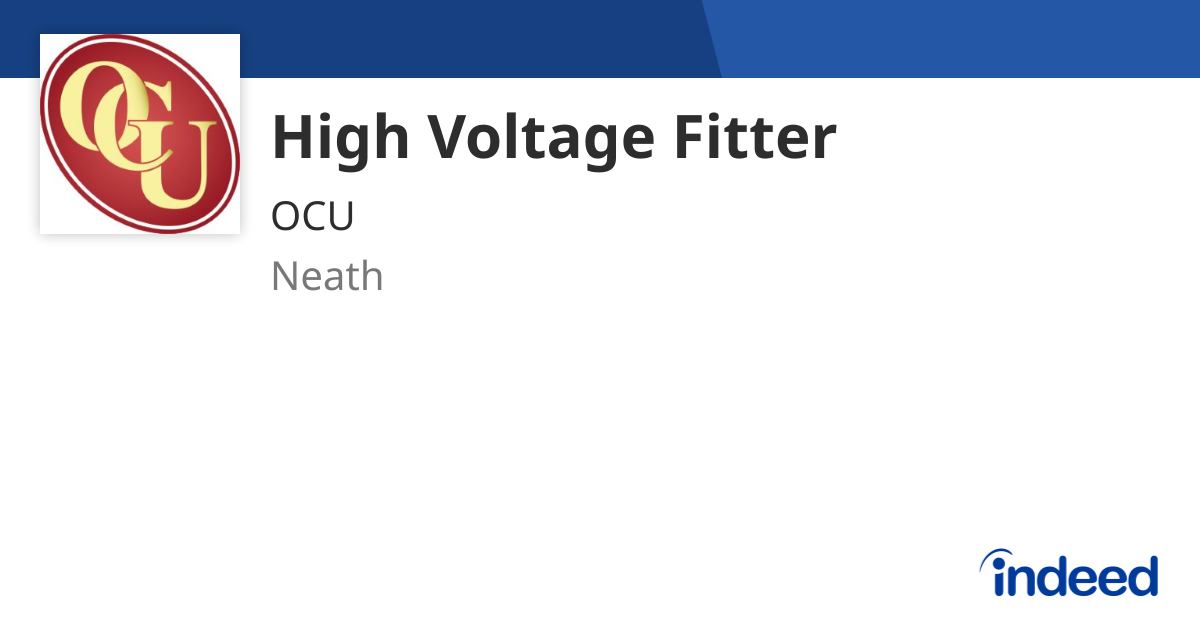 Copy of High Voltage Fitter - Neath SA11 4SR - Indeed.com