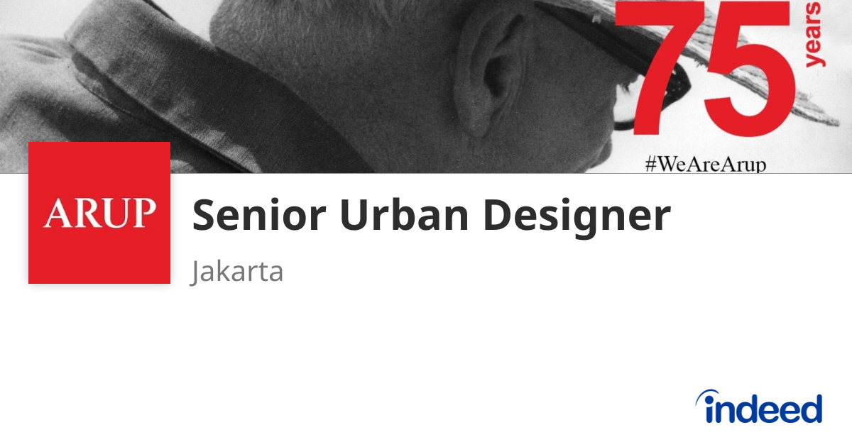 Senior Urban Designer - Jakarta - Indeed.com