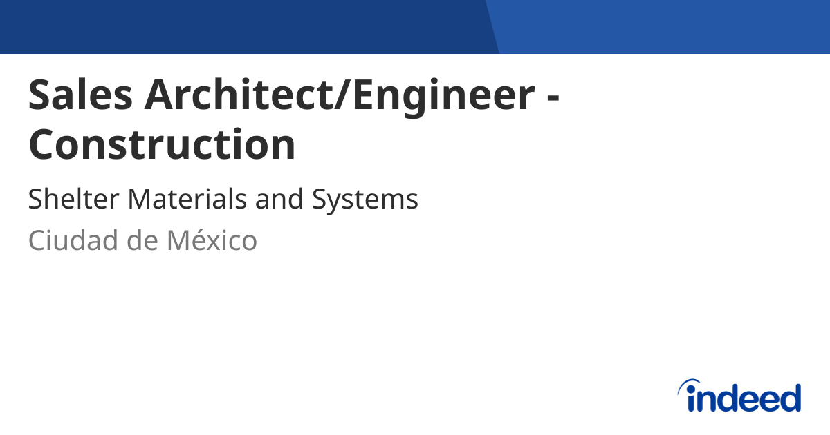 Commercial Sales and Technical Advisor for Building Envelope Projects ...