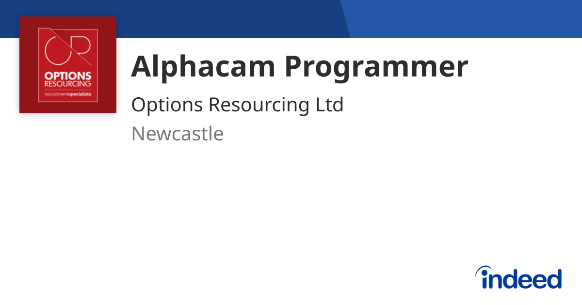 Alphacam Programmer - Newcastle ST5 - Indeed.com