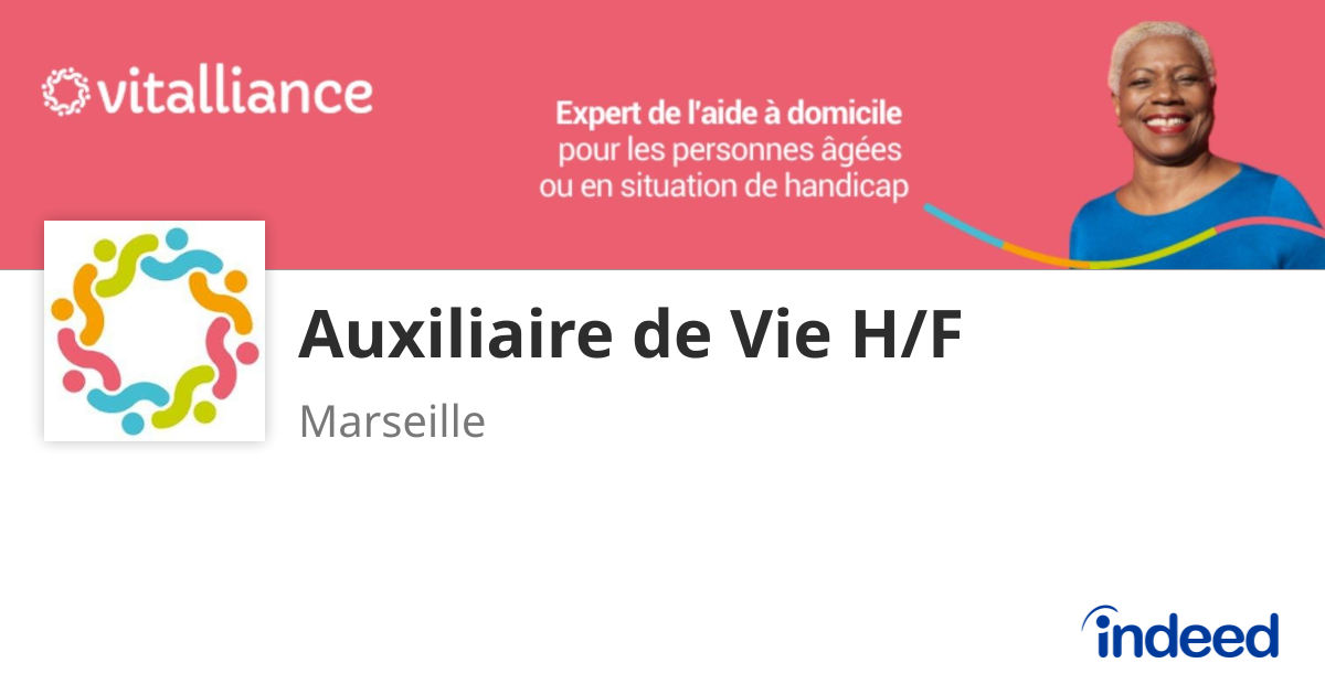Auxiliaire de Vie H/F - 13002 Marseille - Indeed.com