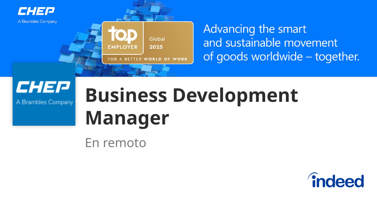 Business Development Manager - En remoto - Indeed.com