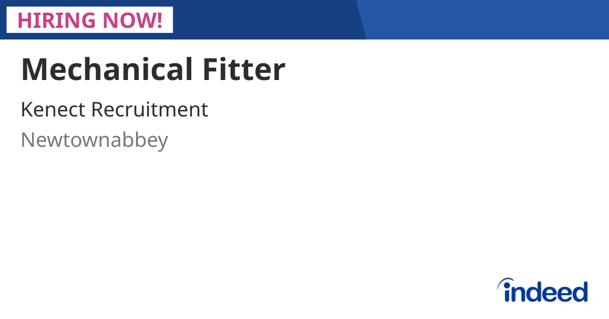 Mechanical Fitter - Newtownabbey - Indeed.com