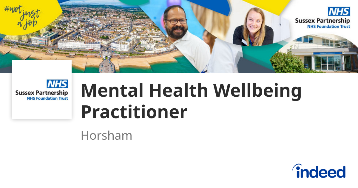 Mental Health Wellbeing Practitioner - Eastbourne BN21 3UU - Indeed.com