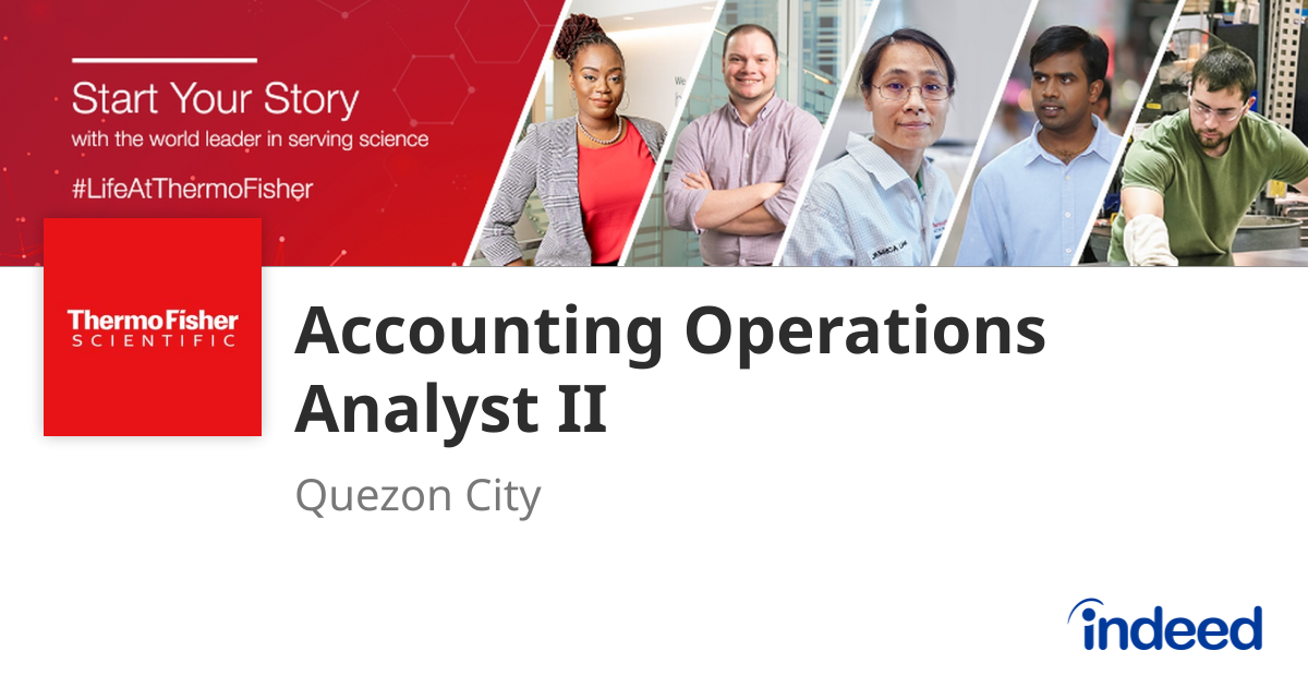 Accounting Operations Analyst II - Quezon City - Indeed.com