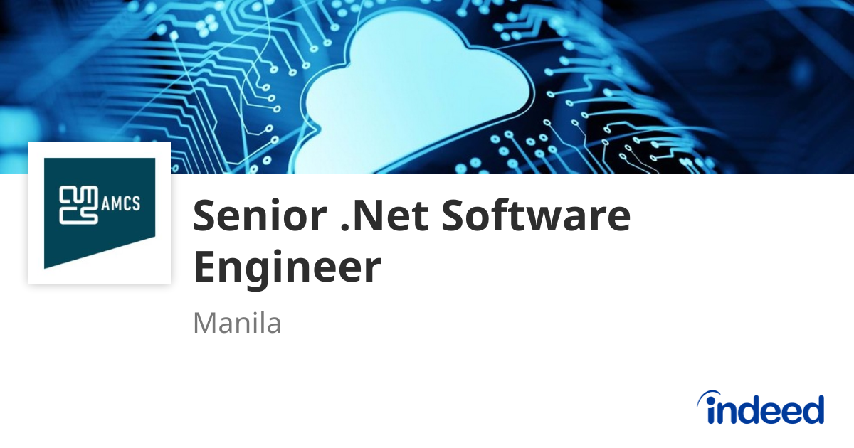 Senior .Net Software Engineer - Manila - Indeed.com