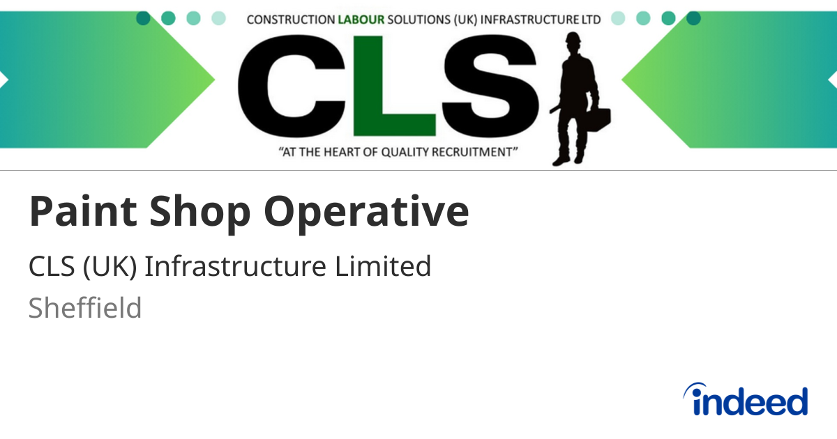 Paint Shop Operative - Sheffield - Indeed.com
