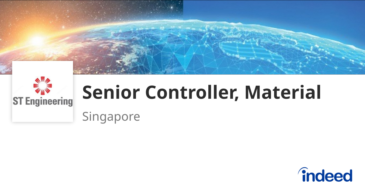Material Controller - Singapore - Indeed.com