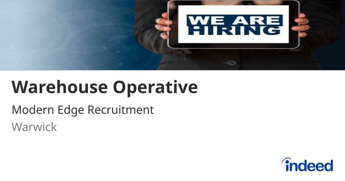 Warehouse Operative - Warwick - Indeed.com