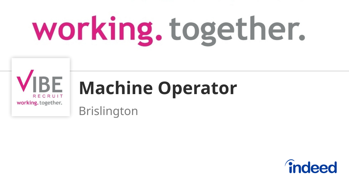 Machine Operator - Brislington BS4 5PF - Indeed.com