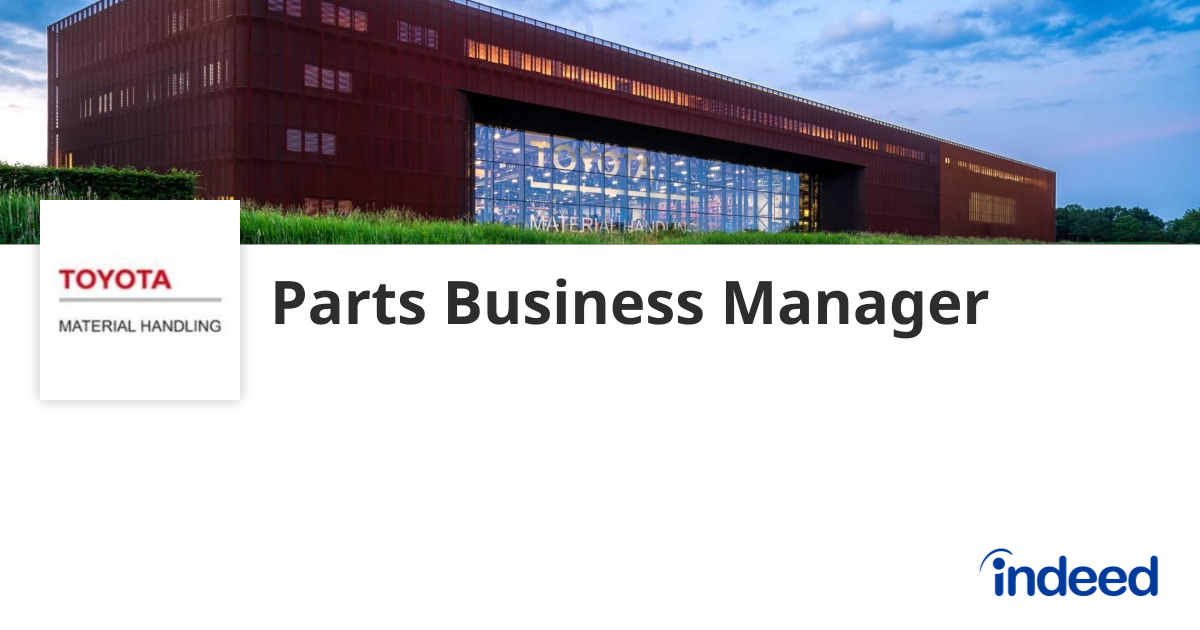 Parts Business Manager - España - Indeed.com
