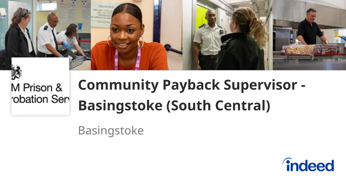 Community Payback Supervisor - Basingstoke (South Central ...