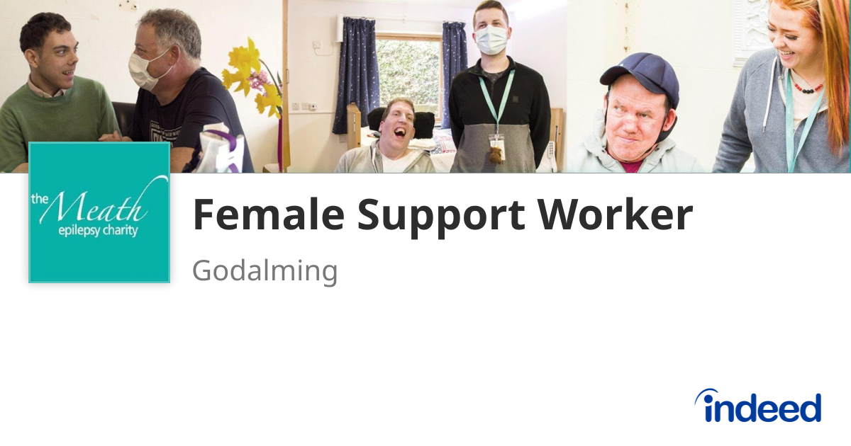 Female Support Worker - Godalming GU7 2QH - Indeed.com