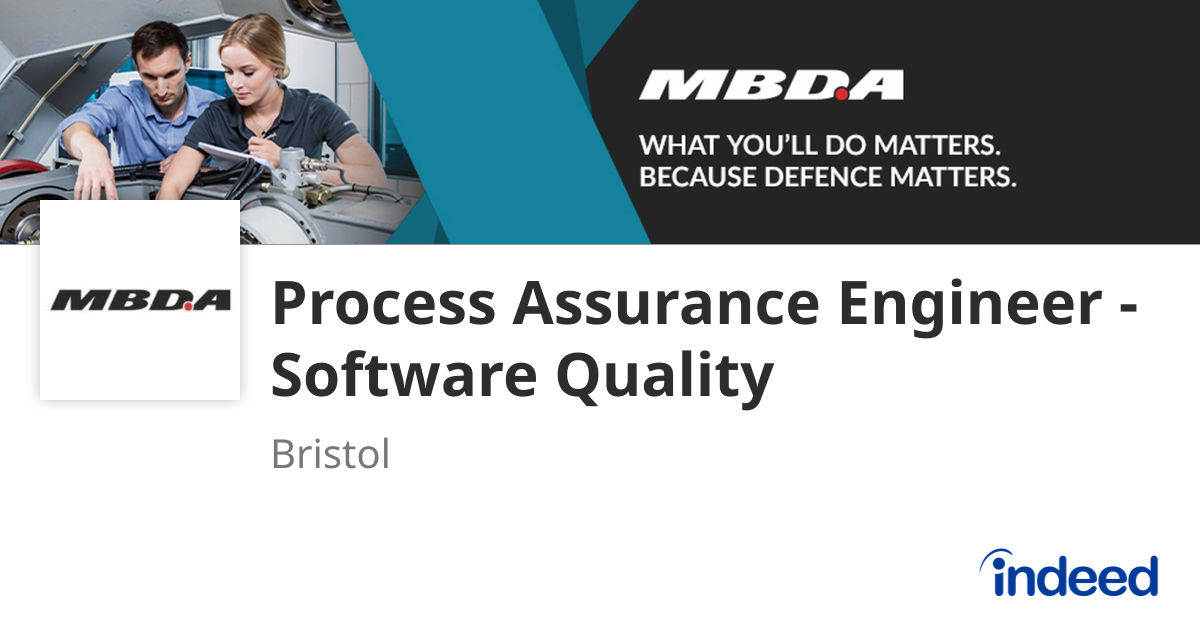 Process Assurance Engineer - Software Quality - Bristol BS34 7QS ...