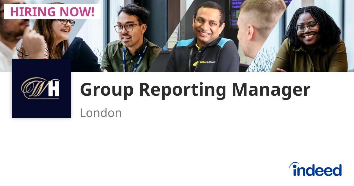 Group Reporting Manager - London - Indeed.com