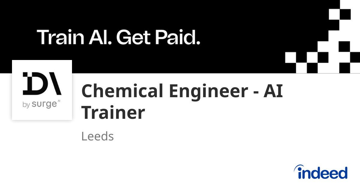 Chemical Engineer - AI Trainer - Leeds - Indeed.com