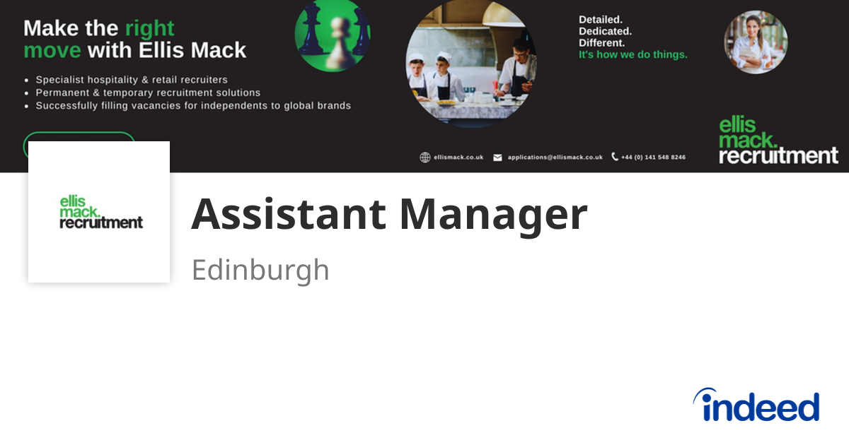 Deputy Manager - Edinburgh EH1 - Indeed.com