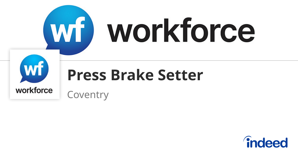 Press Brake Setter - Coventry - Indeed.com