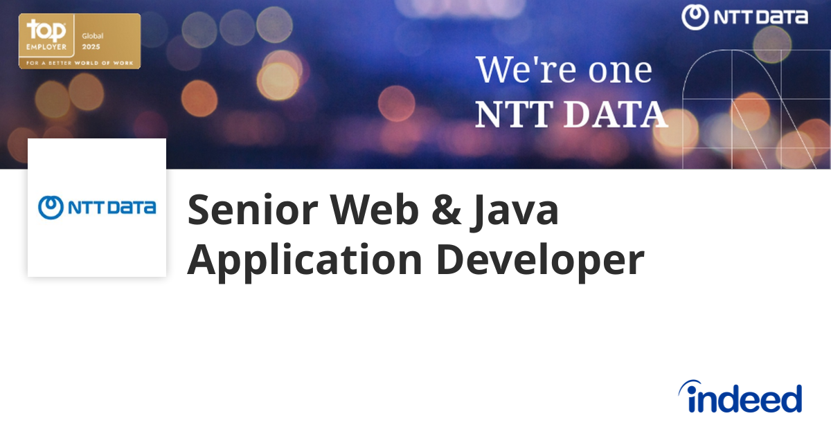 Senior Web & Java Application Developer - Bengaluru, Karnataka - Indeed.com
