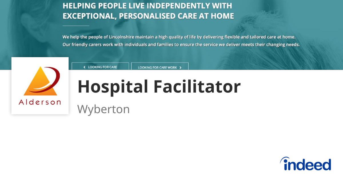 Hospital Facilitator - Wyberton PE21 9QY - Indeed.com