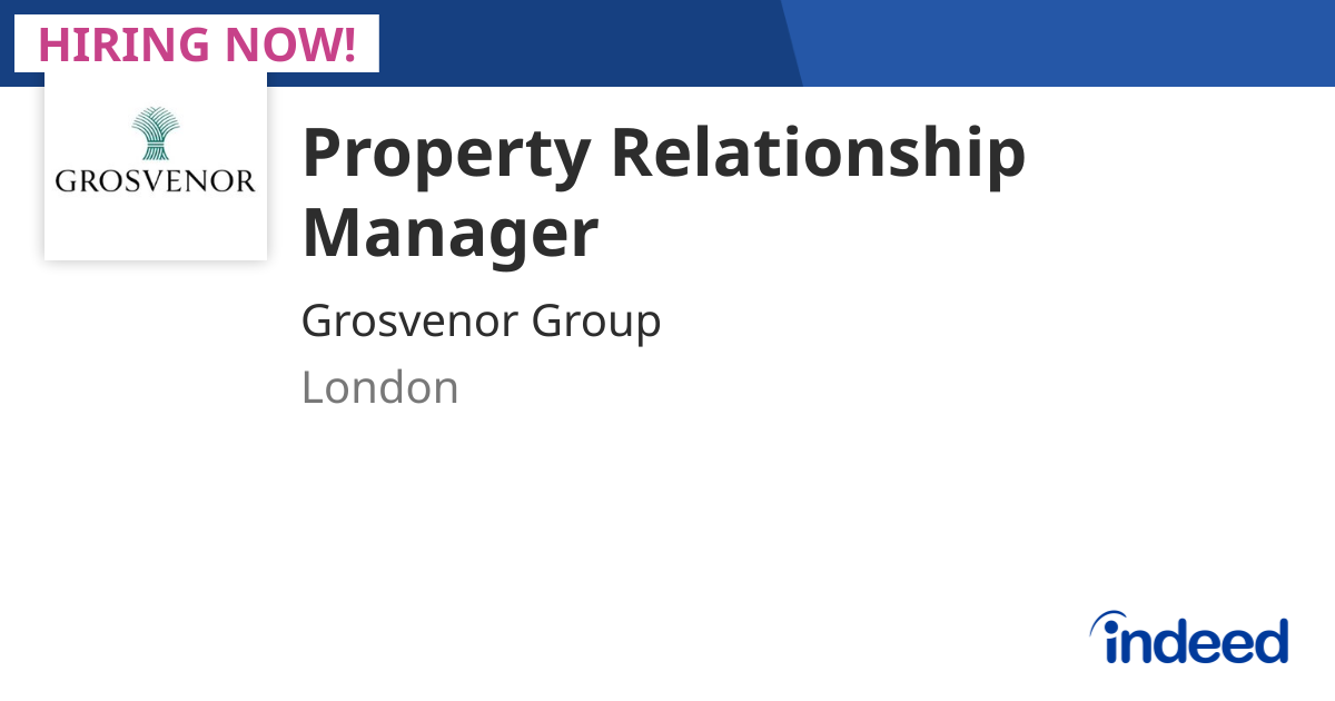 Property Relationship Manager - London W1K 3JP - Indeed.com