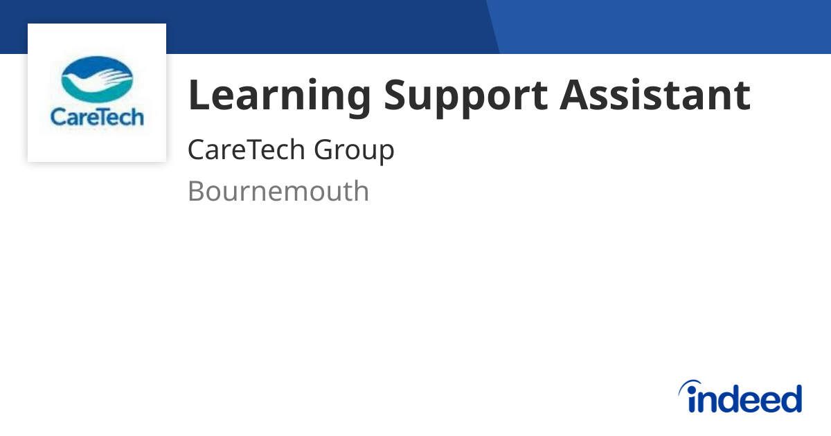 Learning Support Assistant - Bournemouth - Indeed.com