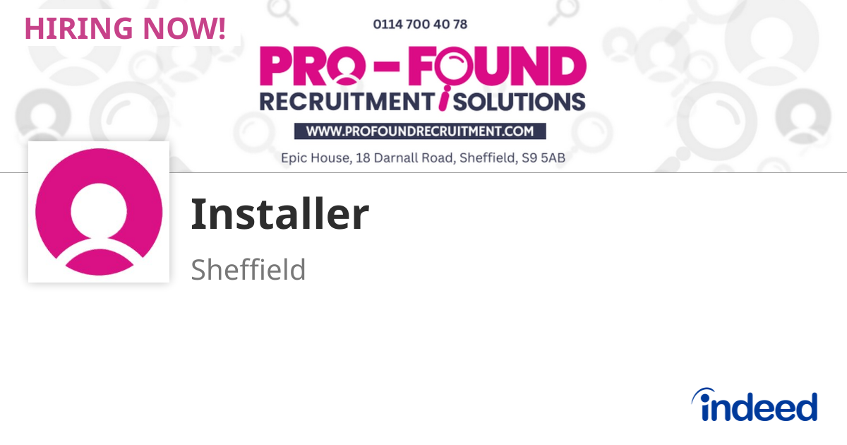 Installer - Sheffield - Indeed.com