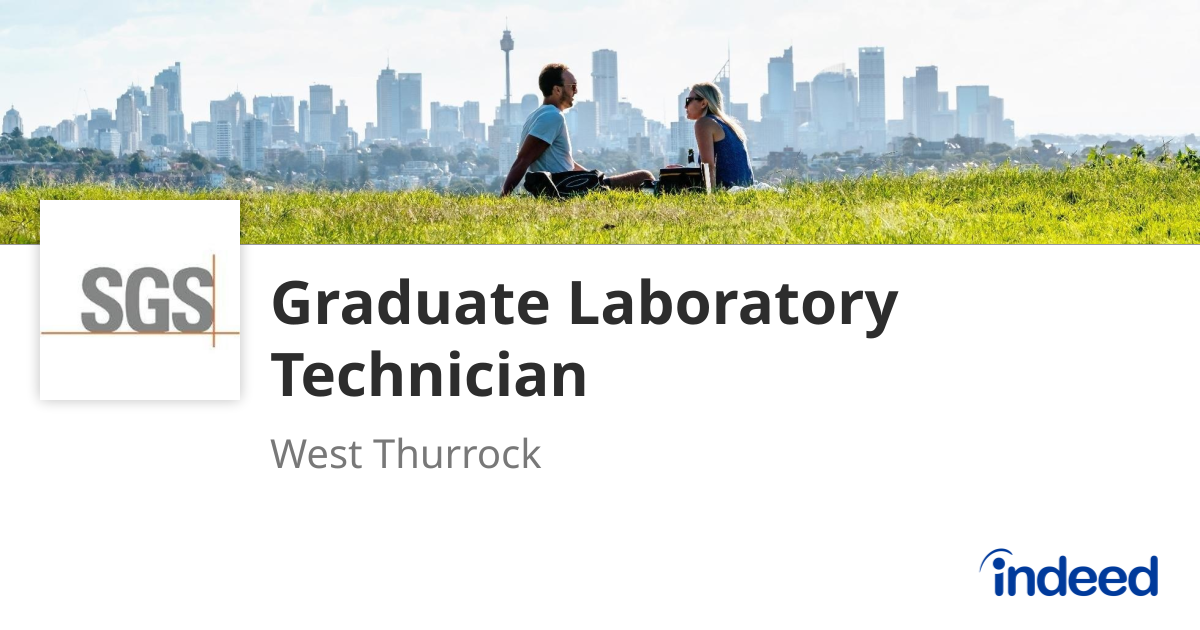 Graduate Laboratory Technician - West Thurrock RM20 3LG - Indeed.com