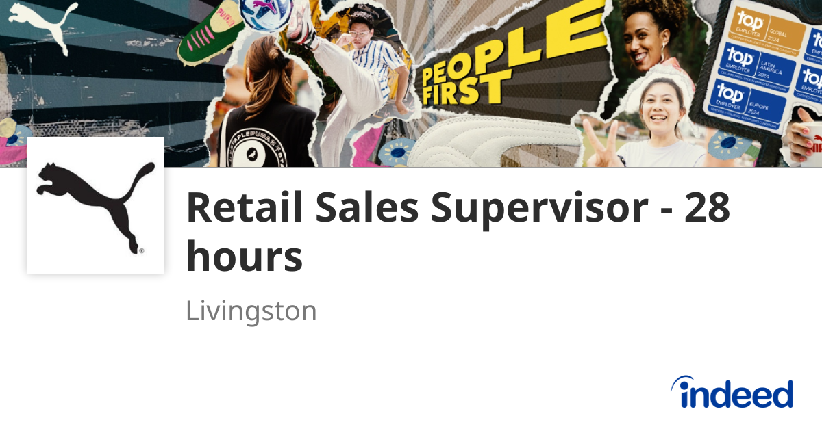 Retail Sales Supervisor - 28 hours - Livingston - Indeed.com