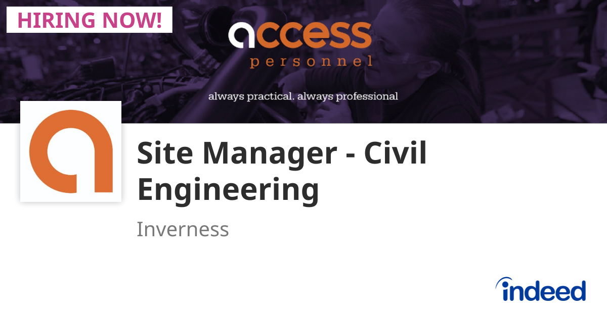 Site Manager - Civil Engineering - Inverness - Indeed.com