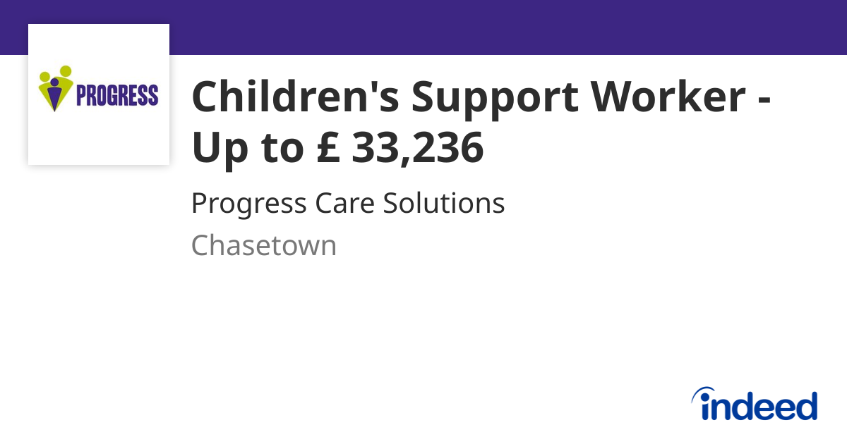 Children's Support Worker - Up to £ 33,236 - Chasetown WS7 3XH - Indeed.com