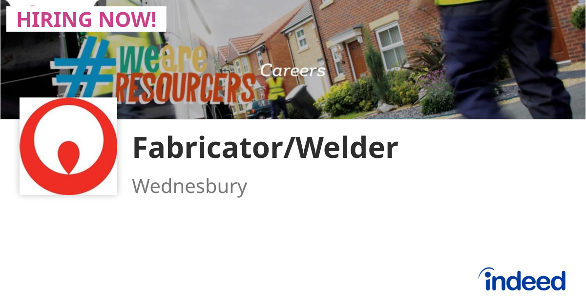 Fabricator/Welder - Wednesbury WS10 8LN - Indeed.com