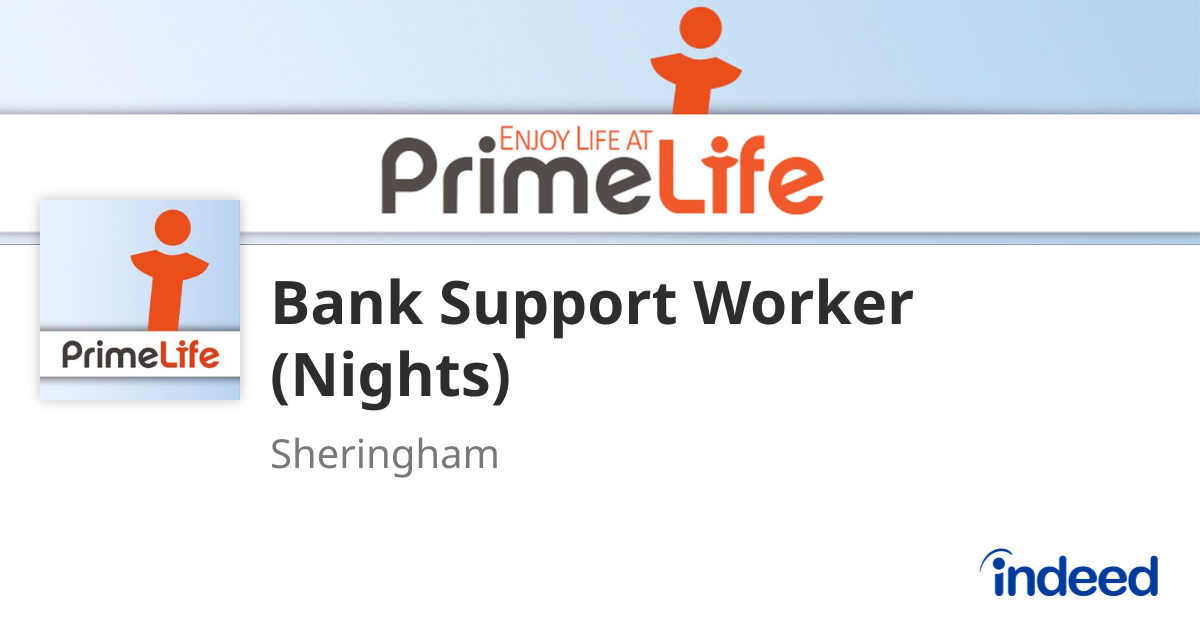 Bank Support Worker (Nights) - Sheringham NR26 8QY - Indeed.com
