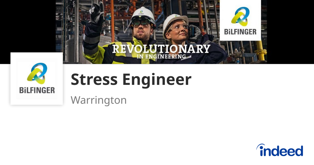 Stress Engineer - Warrington WA3 6UT - Indeed.com
