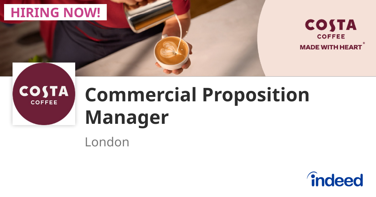 Commercial Proposition Manager - London W1G - Indeed.com