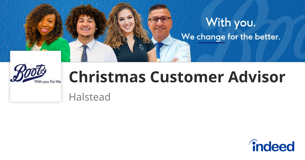 Christmas Customer Advisor - Halstead CO9 2JD - Indeed.com