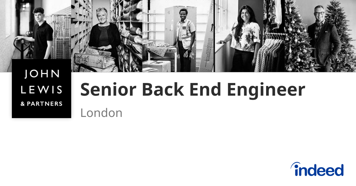 Senior Back End Engineer - London SW1V - Indeed.com