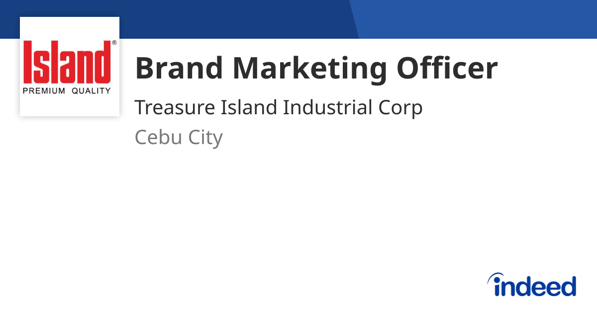 Brand Marketing Officer - Cebu City - Indeed.com