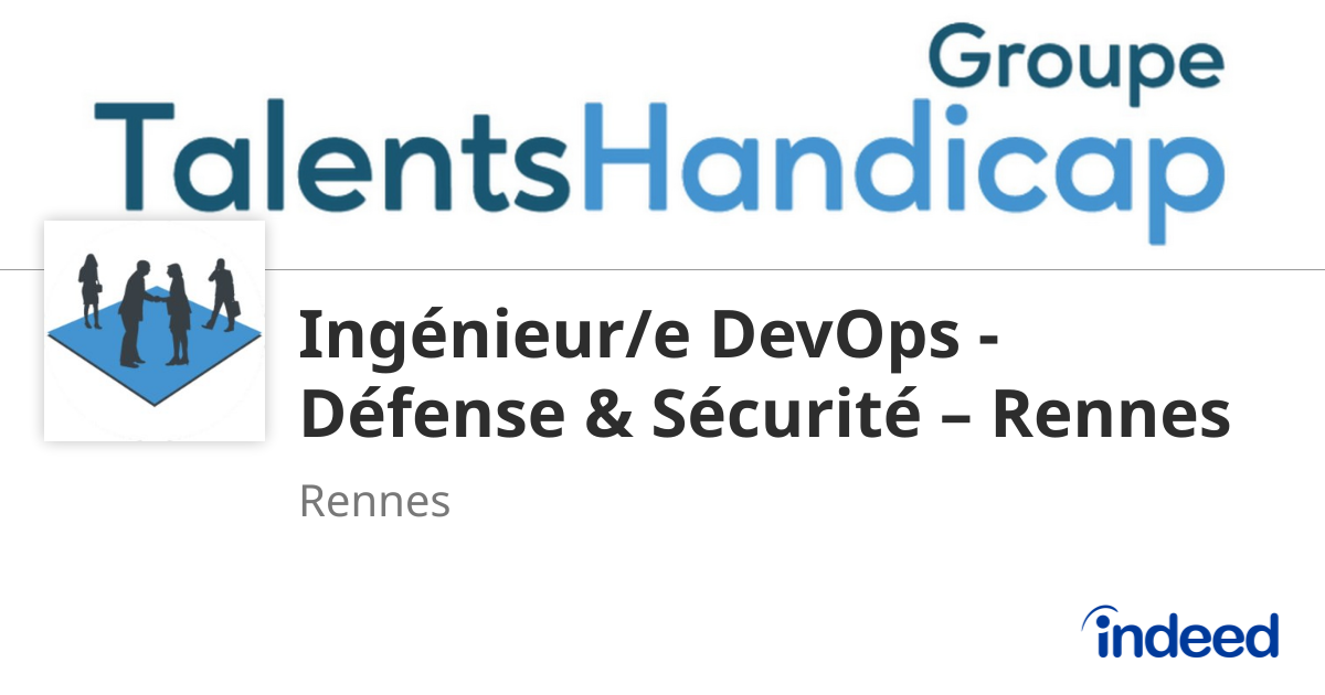 Ingénieur/e DevOps - Défense & Sécurité – Rennes - 35000 Rennes ...