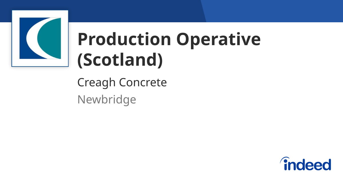 Production Operative (Scotland) - Newbridge - Indeed.com