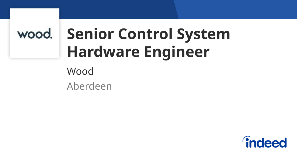 Senior Control System Hardware Engineer - Aberdeen - Indeed.com