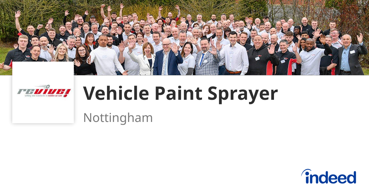 Vehicle Paint Sprayer - Nottingham - Indeed.com