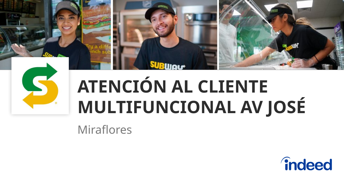 ATENCIÓN AL CLIENTE MULTIFUNCIONAL AV JOSÉ PARDO - Miraflores 15074 ...