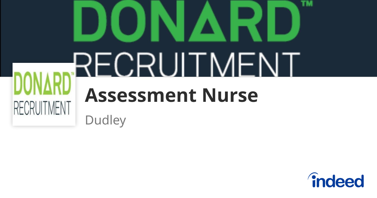 Assessment Nurse - Dudley - Indeed.com