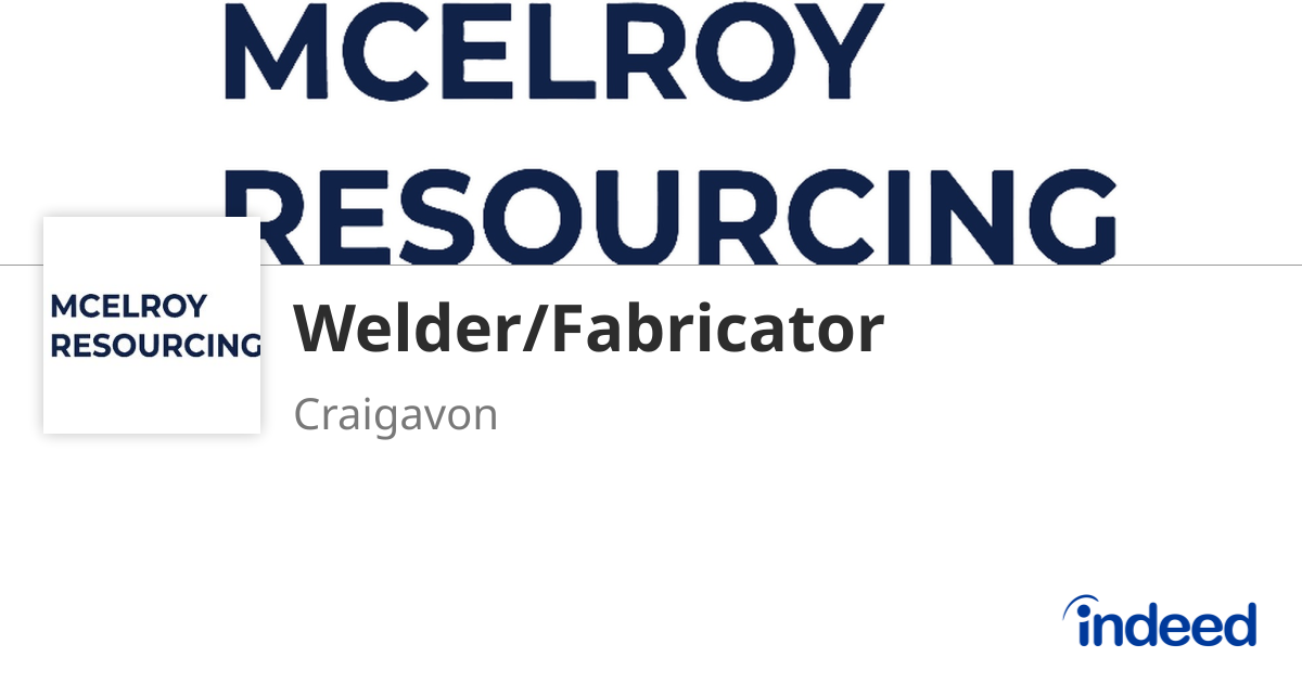 Welder/Fabricator - Craigavon - Indeed.com