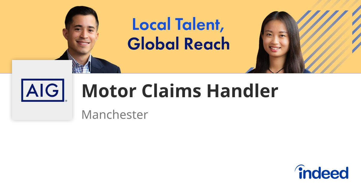 Motor Claims Handler - Manchester M3 3NW - Indeed.com