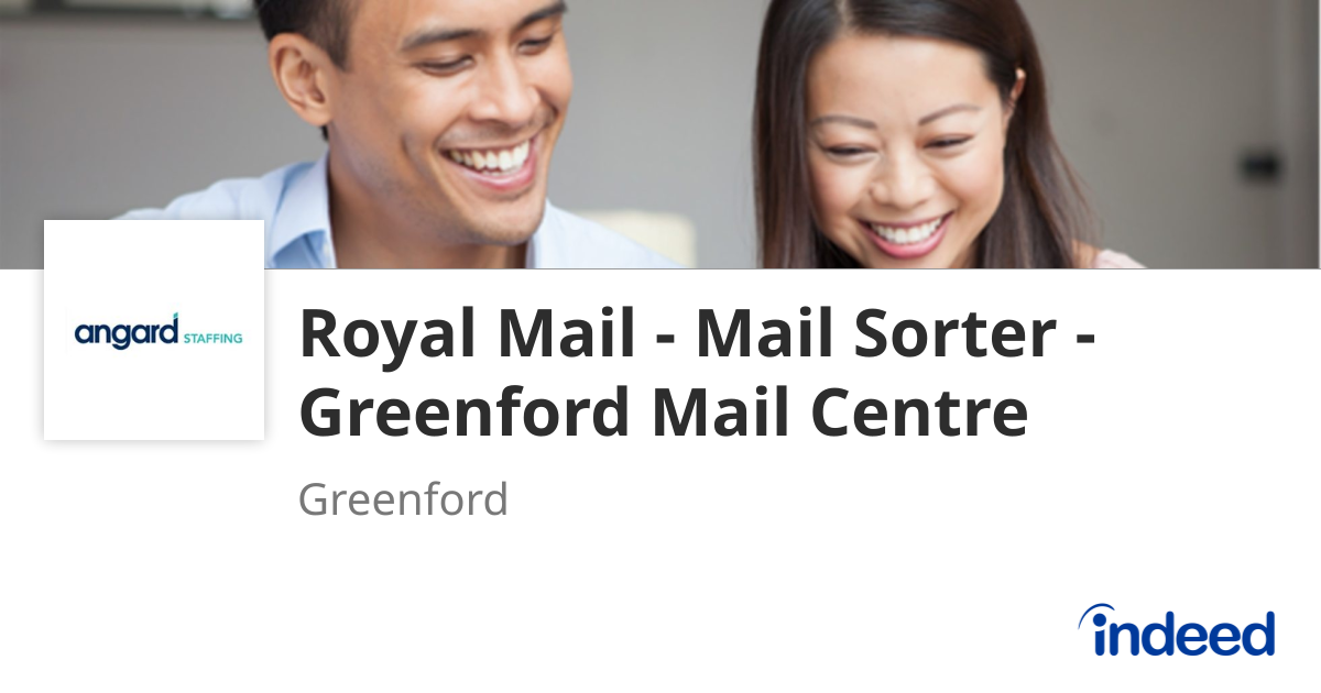 Royal Mail - Mail Sorter - Greenford Mail Centre - Greenford - Indeed.com