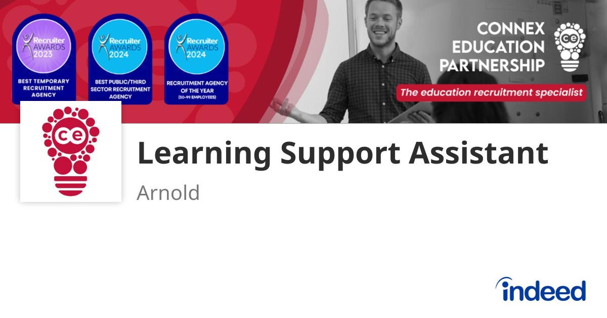 Learning Support Assistant - Arnold - Indeed.com