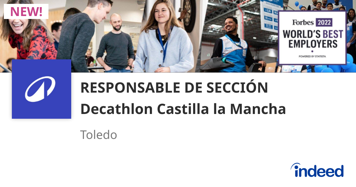 RESPONSABLE DE SECCIÓN Decathlon Castilla la Mancha - Toledo, Toledo ...