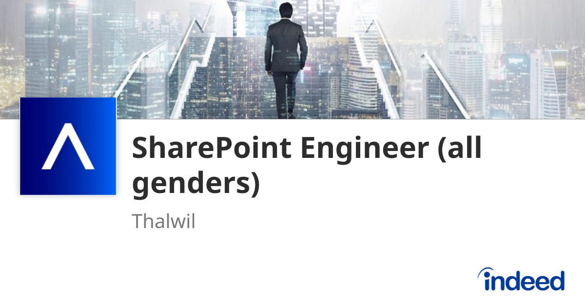 SharePoint Engineer (all genders) - Thalwil, ZH - Indeed.com